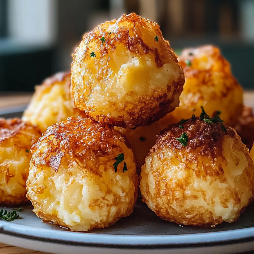 Mashed Potato Cheese Puffs