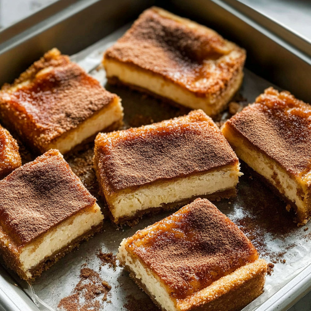 Mini Churro Cheesecake Bites with Cinnamon Sugar Crust