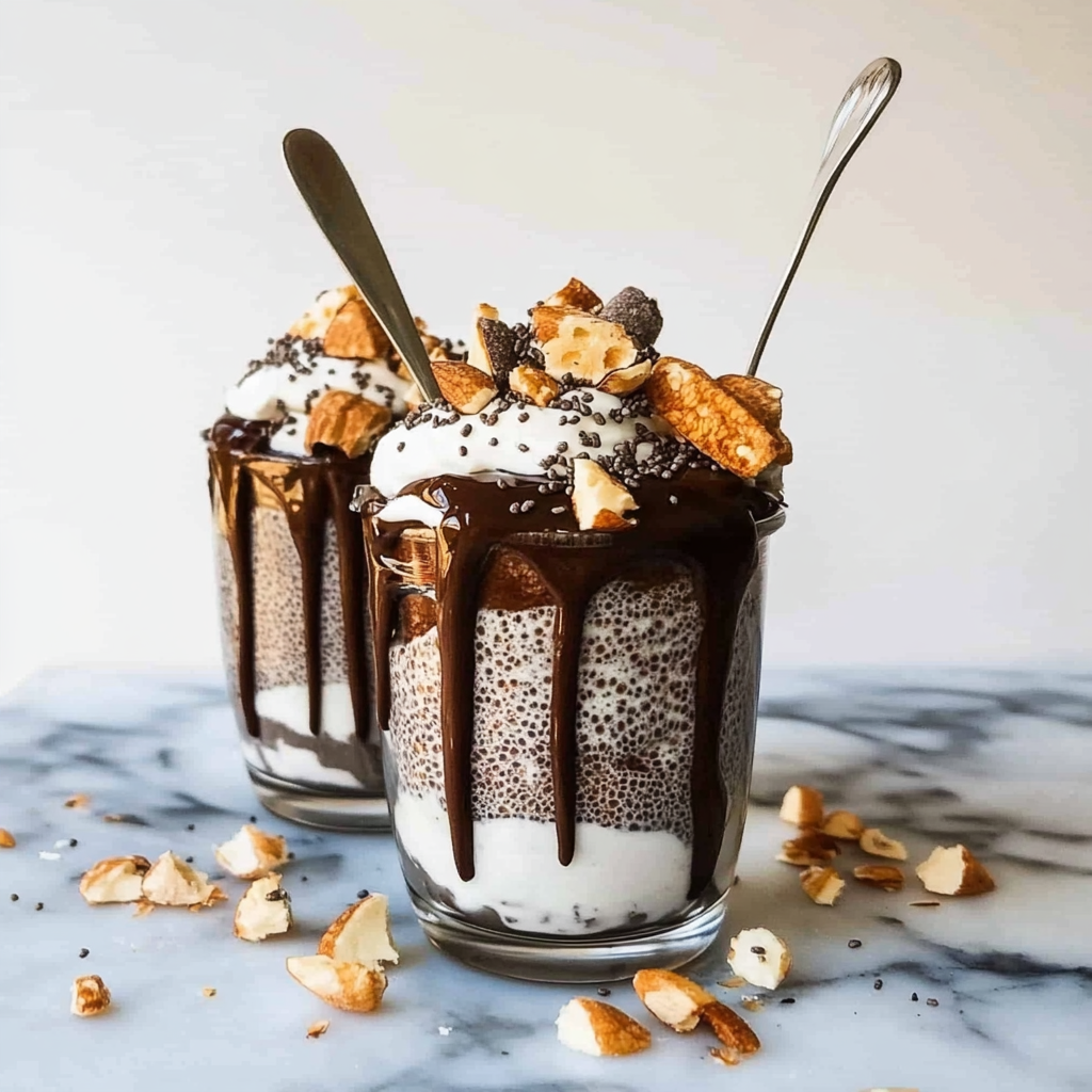 S'mores Chia Pudding Parfaits