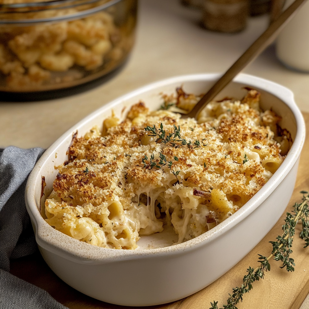 French Onion Mac and Cheese